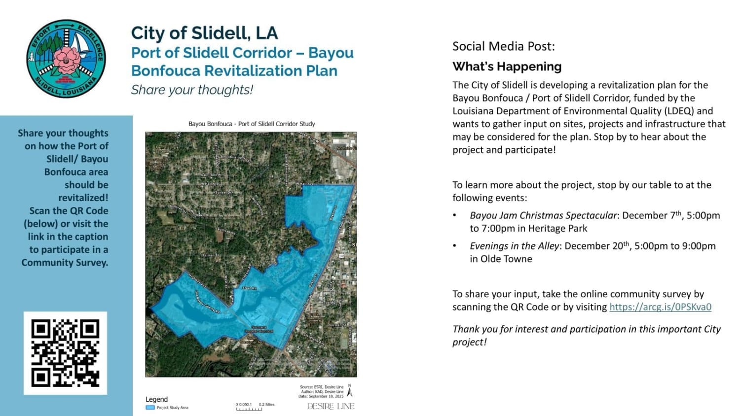 Bayou Bonfouca Revitalization Plan Survey - The City of Slidell, Louisiana